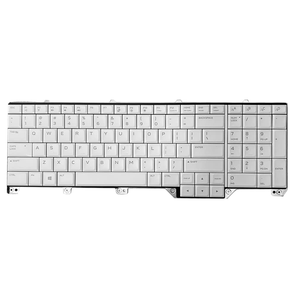 Huasheng Suda RGB Backlit Keyboard US Replacement for DELL Alienware 17 R5 51M 062W10 62W10 , PK132F11B00 NSK-EYBBC