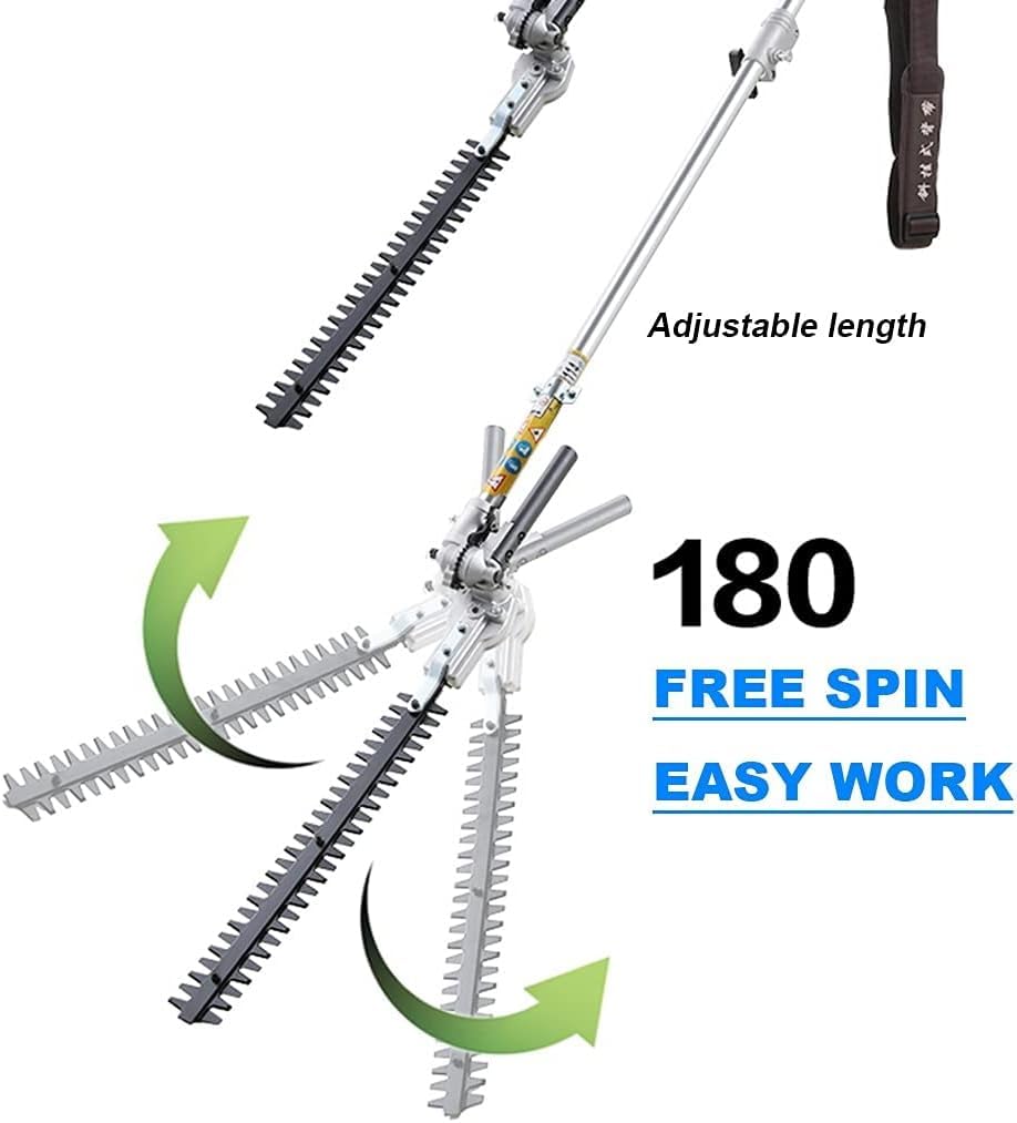 RUTAVM Handheld String Trimmer Battery Grass Cutter Electric Lawn Mower, Garden Grass Trimmer Cordless with Wheels with Armrest