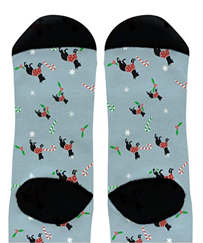 Dog Lovers Gift German Shepherd Socks Dog Print Christmas Accessories 1-Pair Novelty Crew Socks