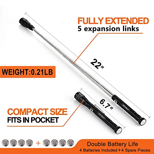 Gifts for Men Dad Husband, Survival Gear and Equipment 12 in 1, Survival Kit,LED Magnetic Pickup Tools for Men,Cool Gadgets Stuff for DIY Handymen Car