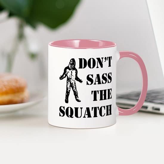 CafePress Dont Sass The Squatch Mug Ceramic Coffee Mug, Tea Cup 11 oz