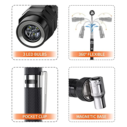Gifts for Men Dad Husband, Survival Gear and Equipment 12 in 1, Survival Kit,LED Magnetic Pickup Tools for Men,Cool Gadgets Stuff for DIY Handymen Car