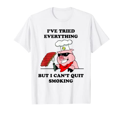BBQ Grill Master Can't Quit Smoking Meat T Shirt