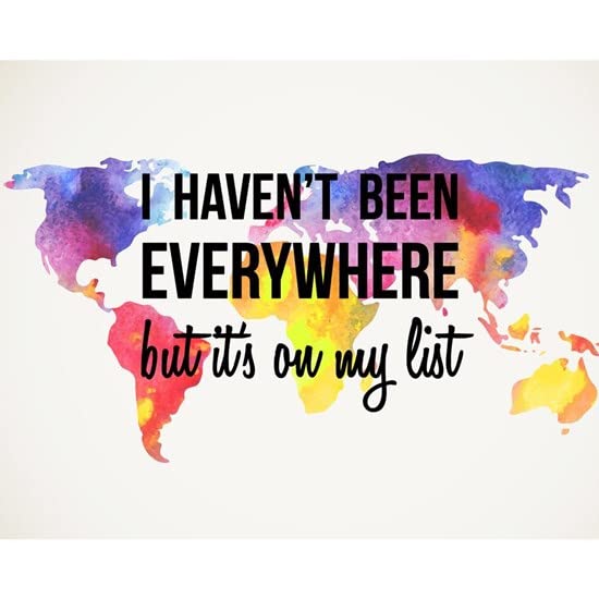 CafePress I Haven't Been Everywhere But It's On My List Mugs Ceramic Coffee Mug, Tea Cup 11 oz