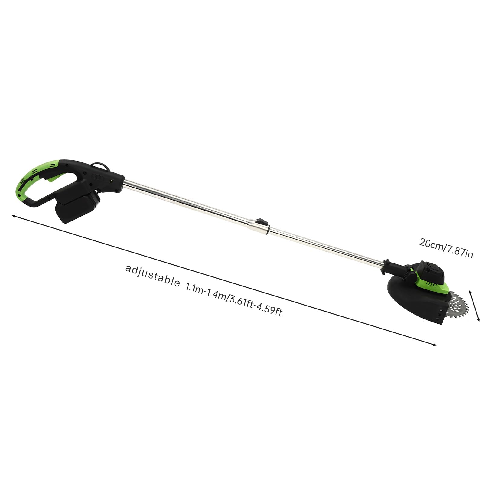 TQSHOoP Weed Wacker Electric Cordless Lawn Trimmer 21V Battery Powered Weed Trimmer Grass Cutter Weed Eater Edger Lawn Tool for Garden Yard, with 2 Batteries & 1 Charger