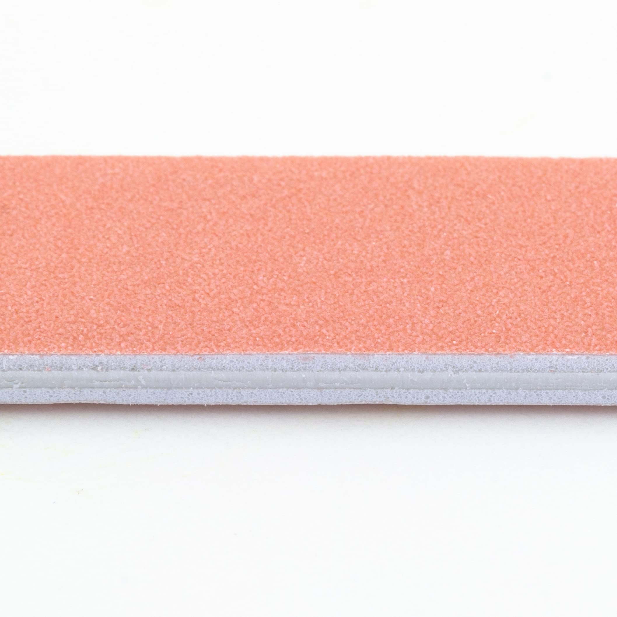 REFINE Pink Salon Boards Cushioned Nail Files, Fine/Extra-Fine 280/320 Grit for Natural Nail Manicure and Pedicure, 6 Count