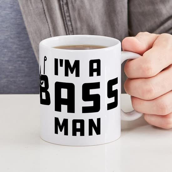 CafePress I'm A Bass Man Ceramic Coffee Mug, Tea Cup 11 oz