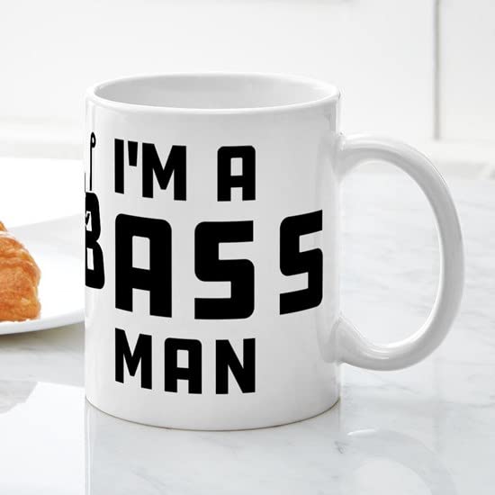 CafePress I'm A Bass Man Ceramic Coffee Mug, Tea Cup 11 oz