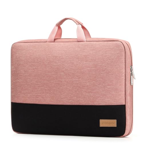 bagasin Laptop Sleeve Case 17 17.3 Inch, Slim Water Resistant TSA Laptop Cover with Handle Durable Protective Computer Carrying Case Compatible with HP Dell Lenovo Asus Notebooks