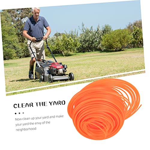HANABASS Mowing line Grass Trimmer Wire Mower Accessories Brush Cutter line Trimmer line for Mower Garden Trimmer line Cordless Weed Wacker Brush Cutter Trimmer line Steel Wire Jagged