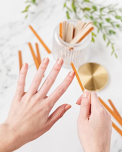 Amazon Basics Nail File Emery Boards, 50 Count, Brown