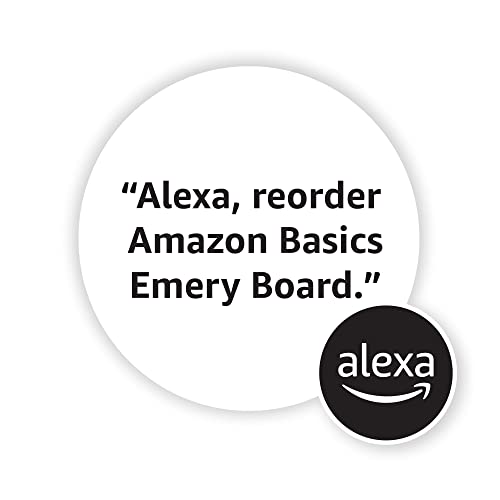 Amazon Basics Nail File Emery Boards, 50 Count, Brown