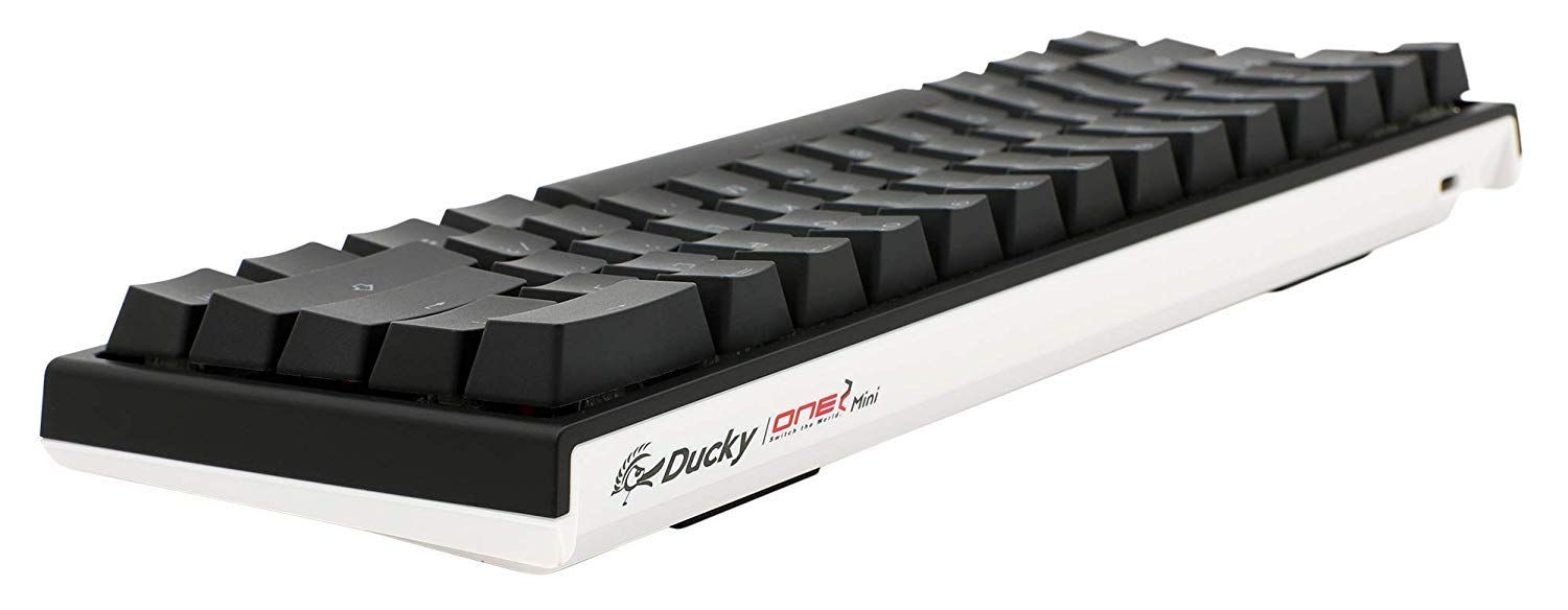 Ducky One 2 Mini RGB LED 60% Double Shot PBT Mechanical Keyboard (Cherry MX Silver)