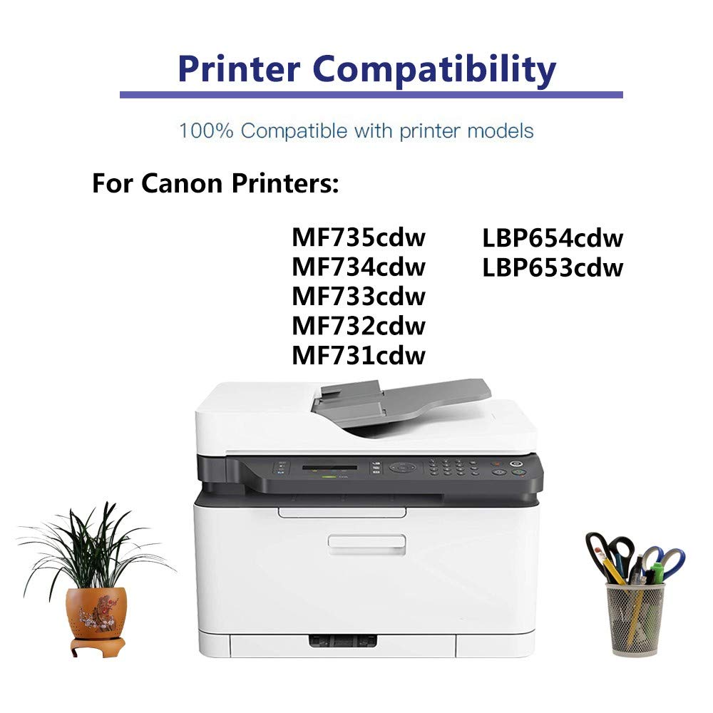 Remanufactured Toner Cartridge Replacement for Canon 046 | CRG-046 | CRG046 for Canon MF735Cdw, MF733Cdw, MF731Cdw, LBP654Cdw Printer (2-Pack, Black)