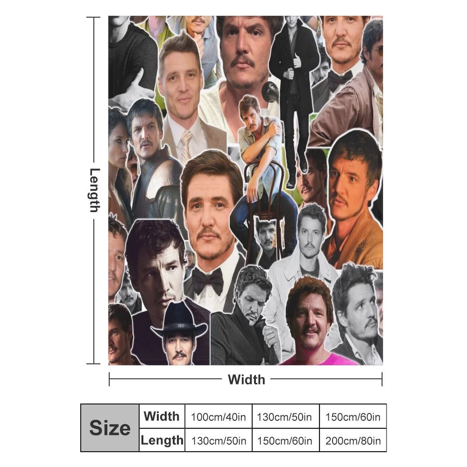 Ultra-Soft Fleece Throw Blanket 3D Fashion Print Pascal Bed Blanket for Couch Sofa Warm Bed Throw Blanket 50"x40"
