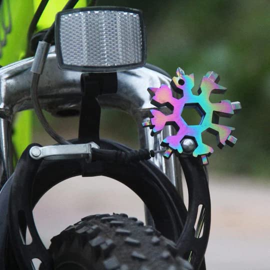 4 Pack 18 In 1 Snowflake Multi Tool, Stainless Steel Beer Bottle Opener, Mens Stocking Stuffer Ideas,Snowflake Multi Tool