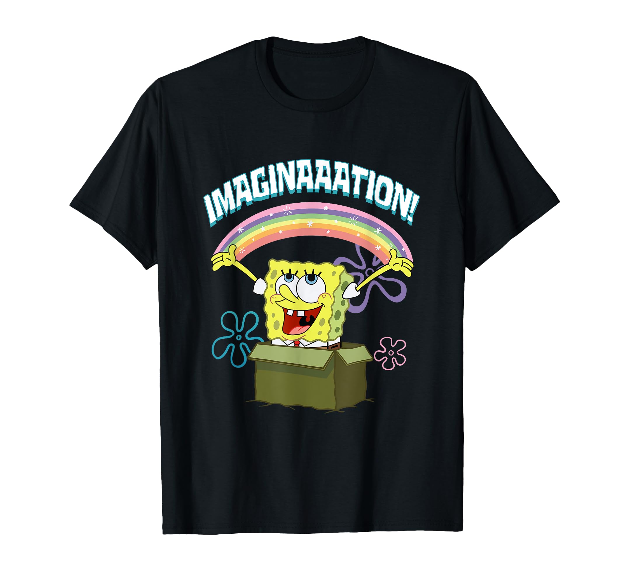 Mademark x SpongeBob SquarePants - SpongeBob SquarePants Imaginaaation Box Funny T-Shirt