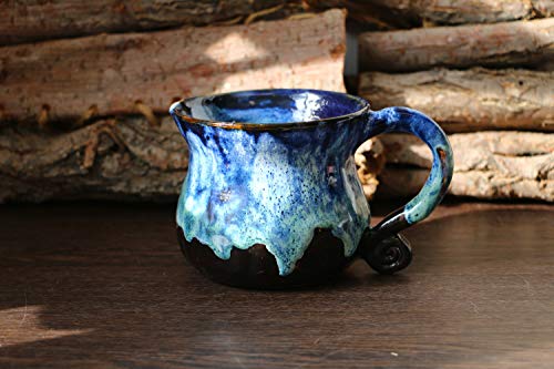 Coffee mug, pottery mug, Unique mug, 21 Oz, handmade ceramic mug, coffee lover, coffee mug pottery, Personalized mug, unique gift
