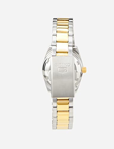 Seiko Women's Automatic Watch Stainless Steel with Stainless Steel Strap, Multicolour, Small, Strap