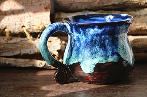 Coffee mug, pottery mug, Unique mug, 21 Oz, handmade ceramic mug, coffee lover, coffee mug pottery, Personalized mug, unique gift