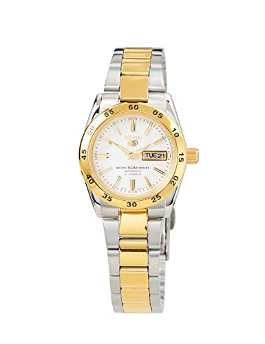 Seiko Women's Automatic Watch Stainless Steel with Stainless Steel Strap, Multicolour, Small, Strap