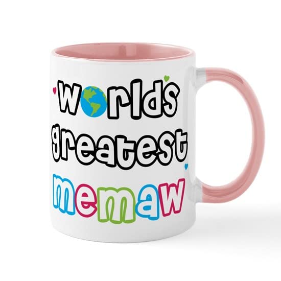 CafePress World's Greatest Memaw! Mug Ceramic Coffee Mug, Tea Cup 11 oz