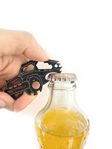 16 in 1 Multi Functional Key Chain Tool - Multitool Bottle Box Opener Tactical Keychain Useful Cool Keychains Car Accessories Men - All in One Tools Multitool - Best Function Survival Gear