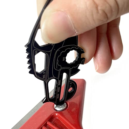 16 in 1 Multi Functional Key Chain Tool - Multitool Bottle Box Opener Tactical Keychain Useful Cool Keychains Car Accessories Men - All in One Tools Multitool - Best Function Survival Gear