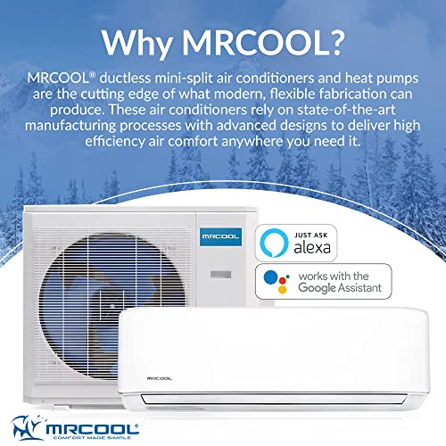 Mr Cool DIYM327HPW00C28 DIY Multi-Zone Series Ductless Heat Pump, White
