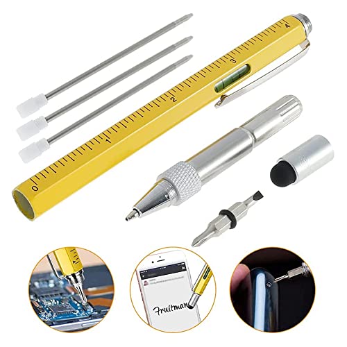 Ranen 6 in 1 Multitool Pen, Cool Gadgets for Men, Gifts for Dad, Stocking Stuffers for Men, Unique for Men