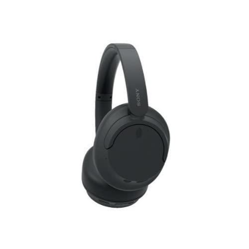 Sony WHCH720N Wireless Over The Ear Noise Canceling Headphones with 2 Microphones (Black) Bundle with Bluetooth Locator Keychain (2 Items)