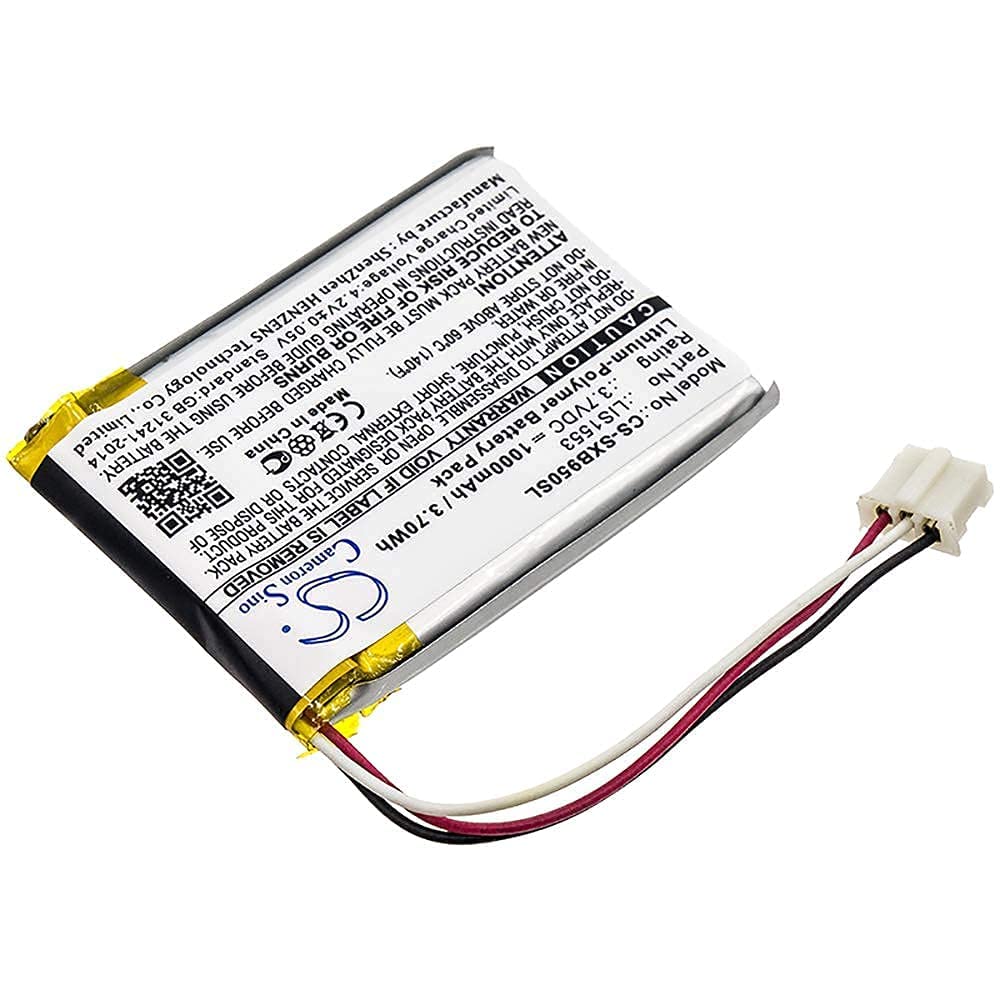 Replacement Battery for Sony MDR-XB950N1 WH-CH700N SRS-WS1 Wireless Headset,fit Part No LIS1553(SY6),1000mAh