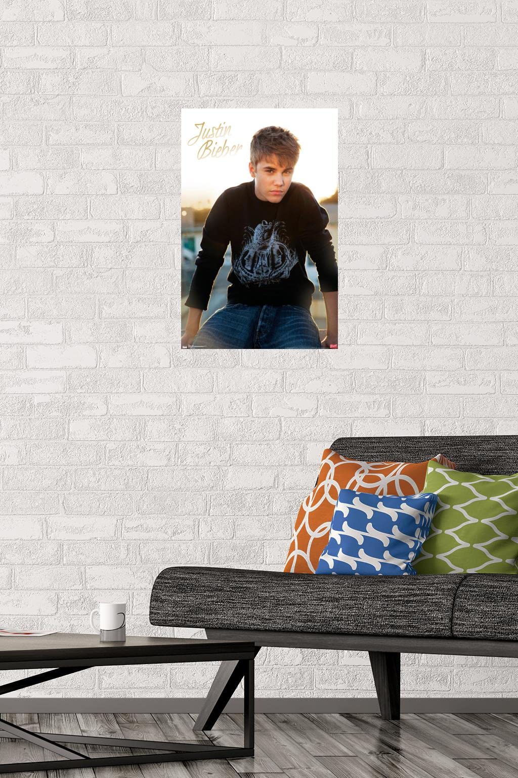 Trends International Justin Bieber - Twilight Wall Poster, 14.725" x 22.375", Premium Unframed Version