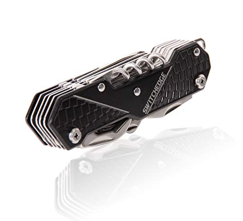 SWITCHEDGE 14 Tools in One Black Pocket Knife