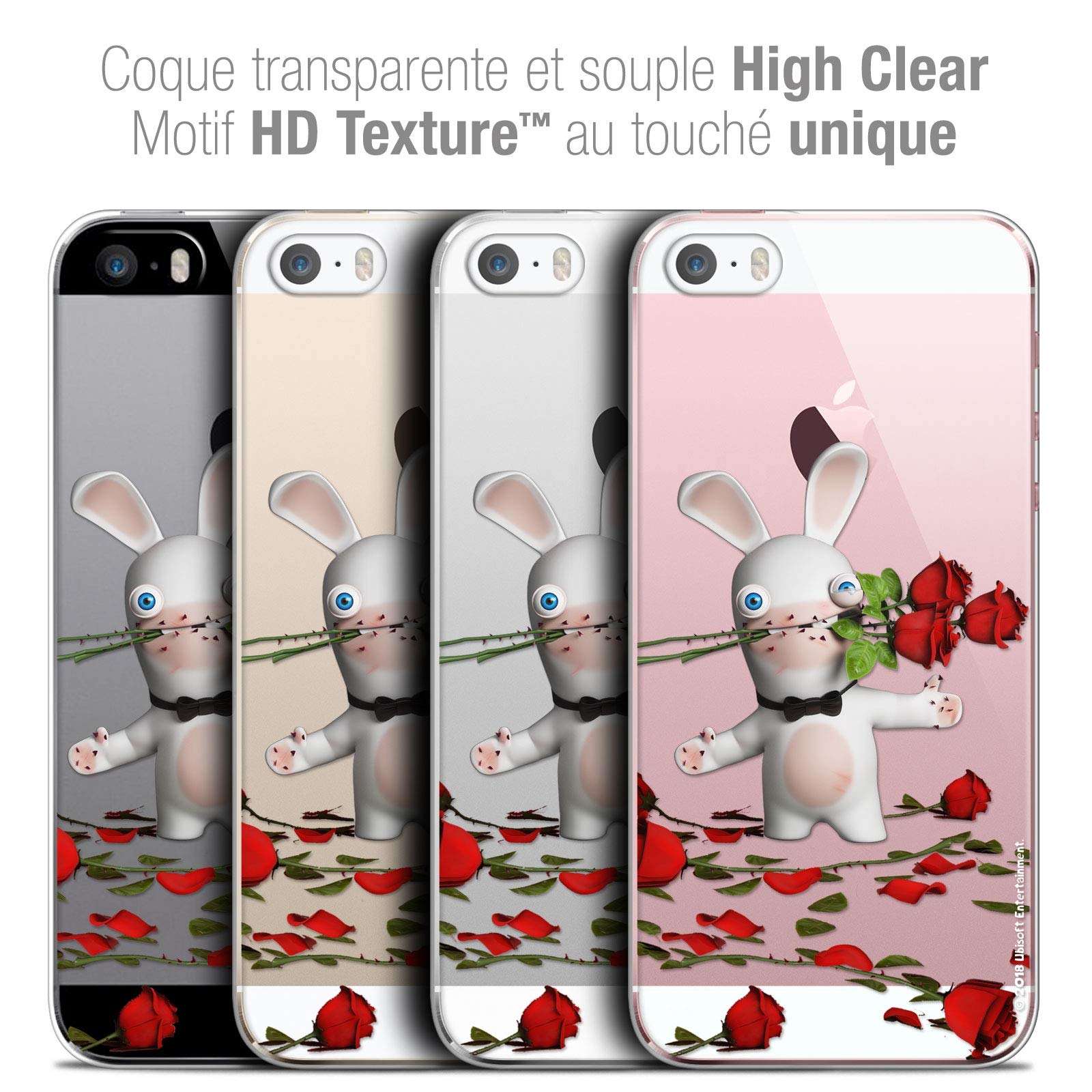 Gentleman Raving Rabbits Ultra Thin Case Cover for Apple iPhone 5/5S/SE