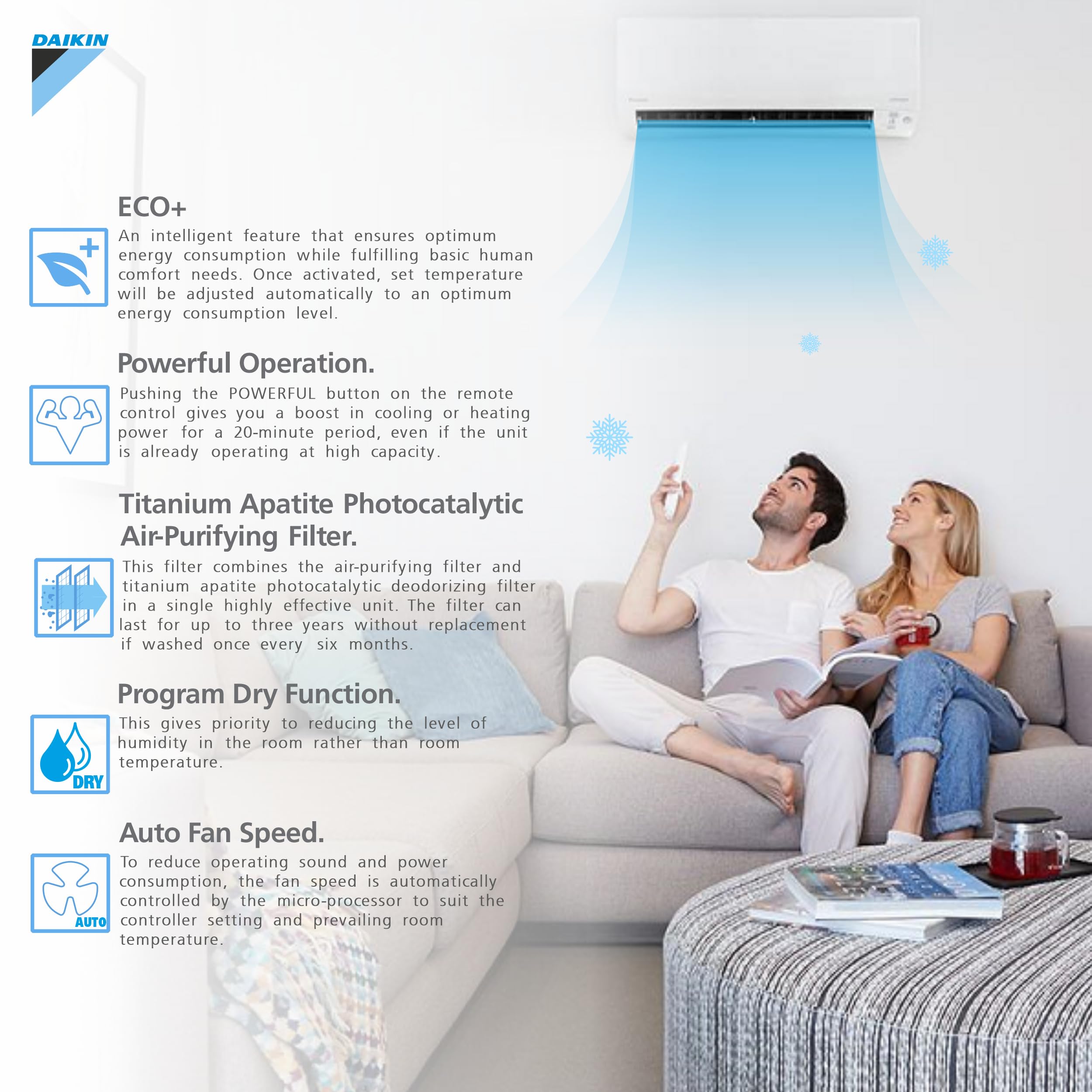 Daikin 24,000 BTU 18 SEER2 Entra Series Ductless Mini Split Heat Pump System w/Maxwell 16’ Installation Kit and Wall Mounting Bracket (230V)