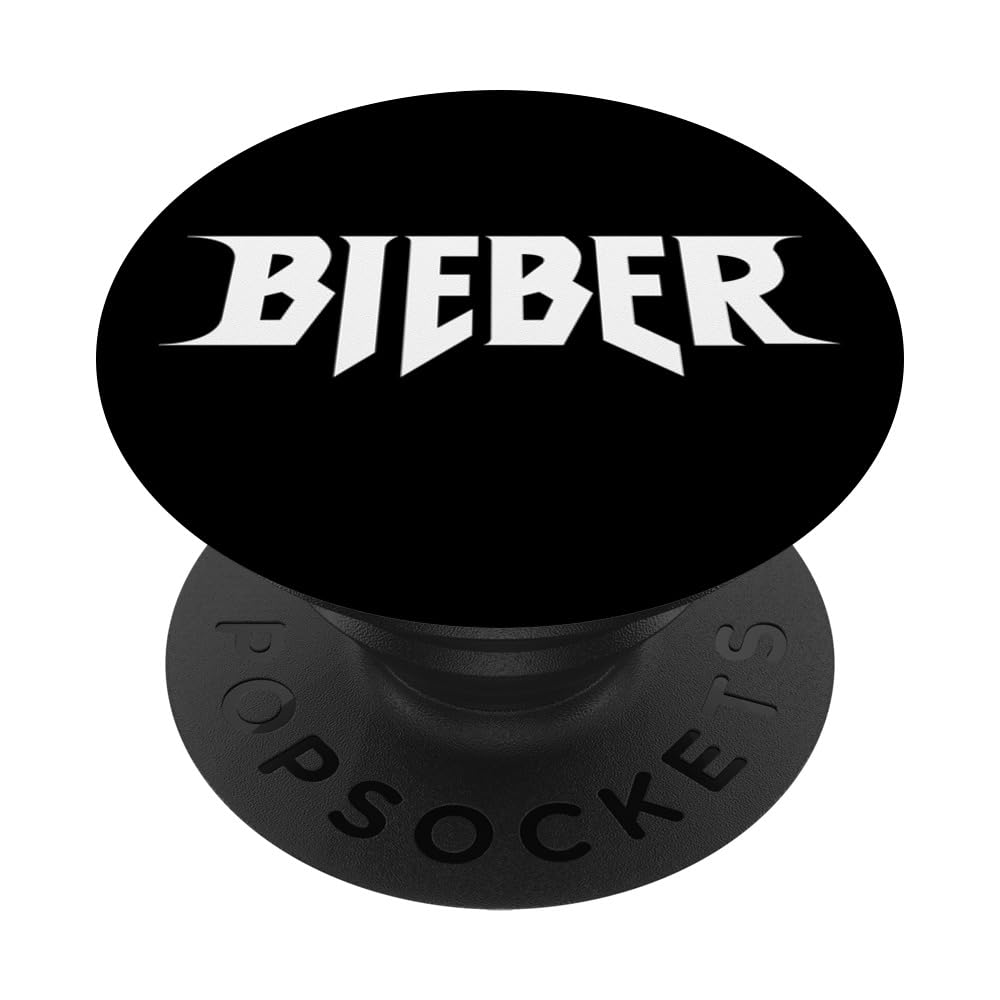Justin Bieber Black Stand for Smartphones and Tablets PopSockets Standard PopGrip