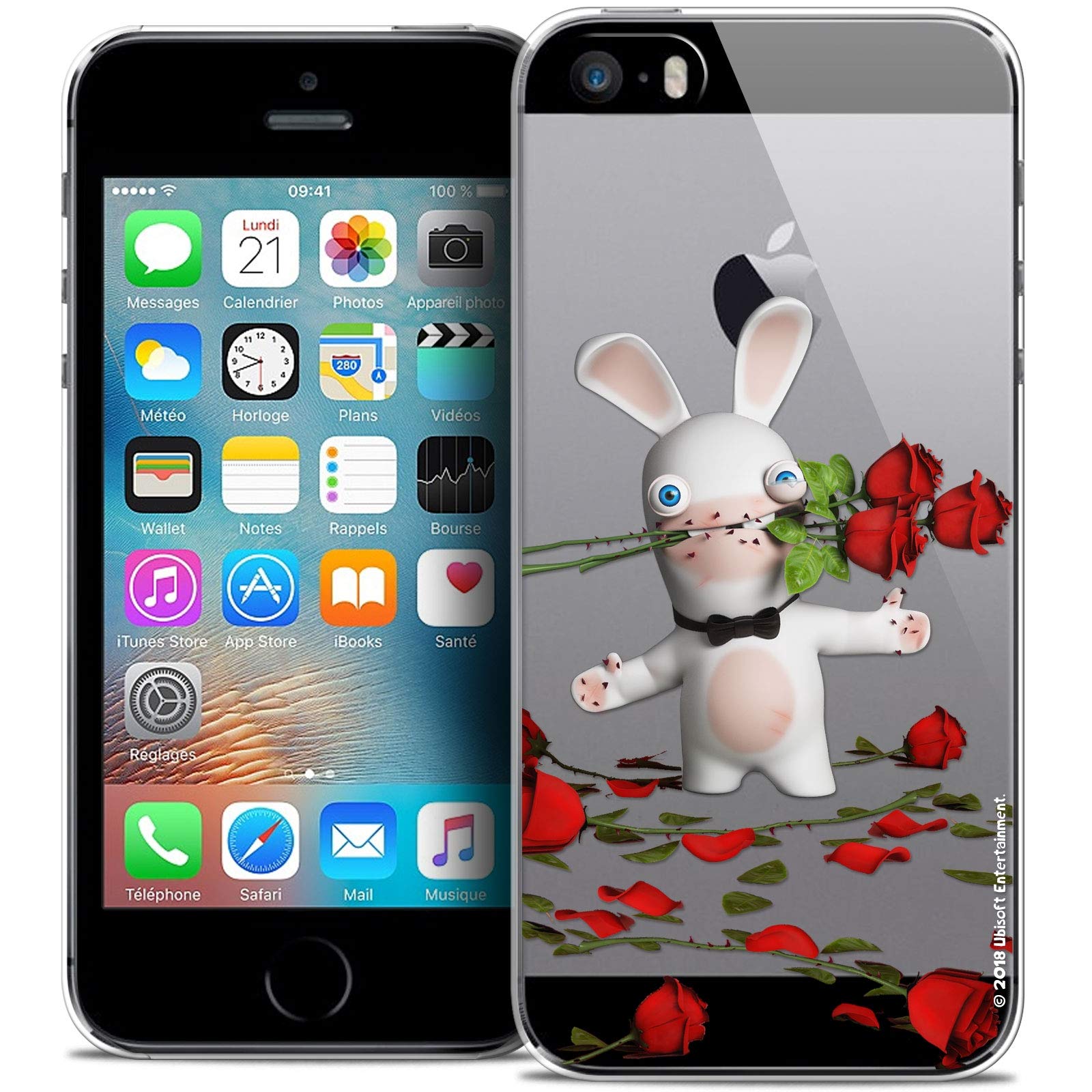 Gentleman Raving Rabbits Ultra Thin Case Cover for Apple iPhone 5/5S/SE
