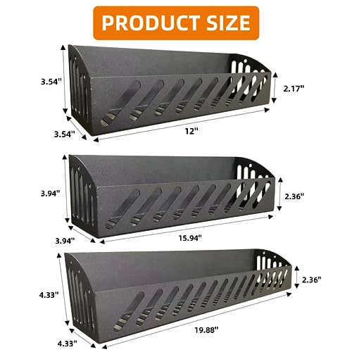 NAFCOOL Magnetic Spice Fridge Rack Shelf Organizer for Refrigerator, 4 Packs Moveable Magnetic Seasoning Organizer Shelves Kitchen Gadgets for Refrigerator Microwave Oven Coffee Maker Washer