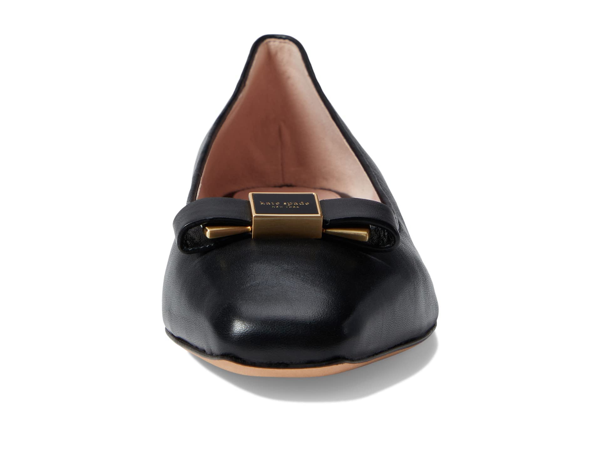 kate spade new york Women's Bowdie Ballet Flat, Black, 7.5