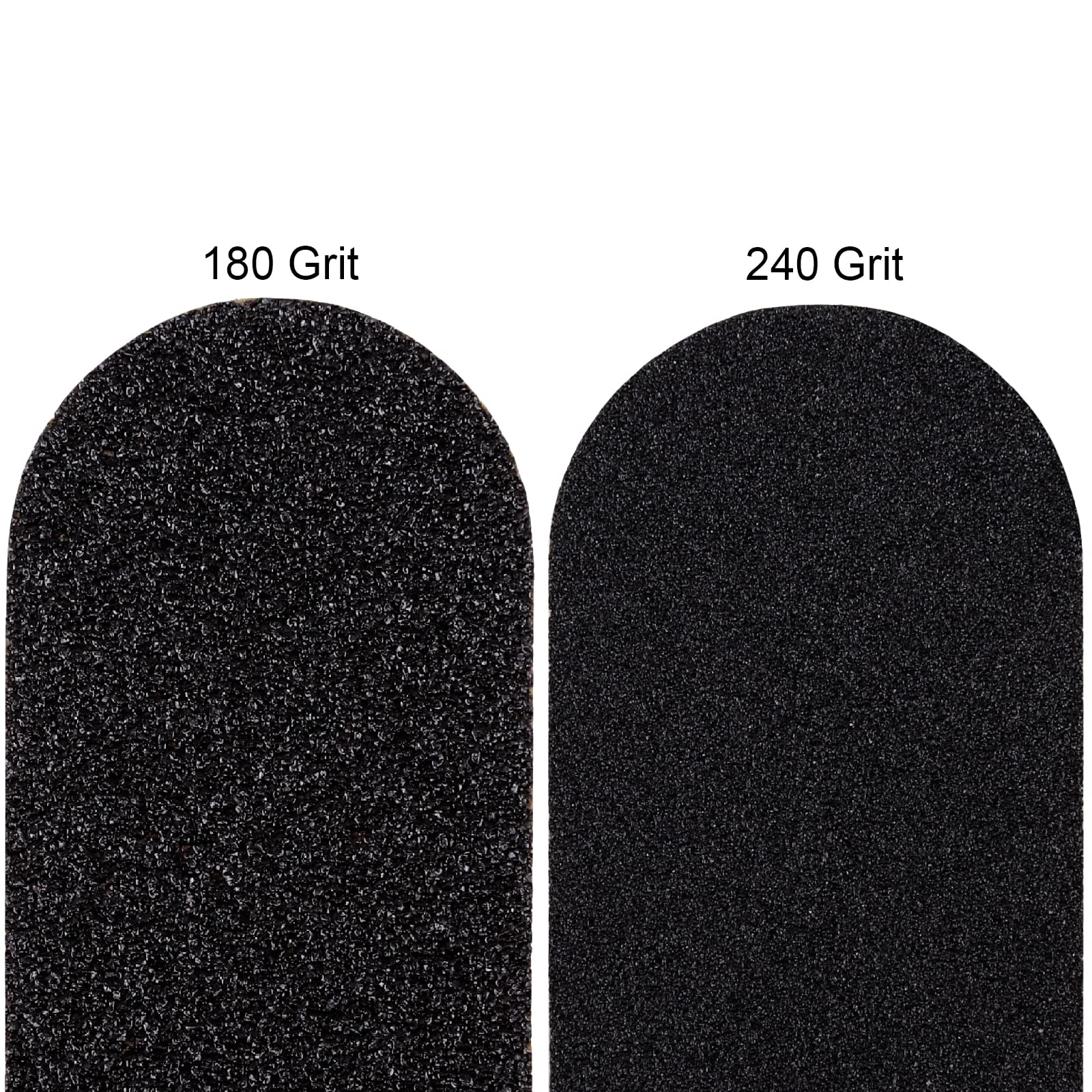 25PCS Mini Size PANA Professional Double Sided Nail Files - Black, 180/240 Grit - Emery Board Nail Buffering File Manicure Pedicure Nail Polisher Washable