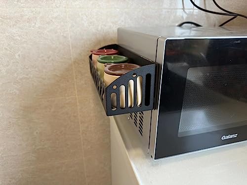 NAFCOOL Magnetic Spice Fridge Rack Shelf Organizer for Refrigerator, 4 Packs Moveable Magnetic Seasoning Organizer Shelves Kitchen Gadgets for Refrigerator Microwave Oven Coffee Maker Washer
