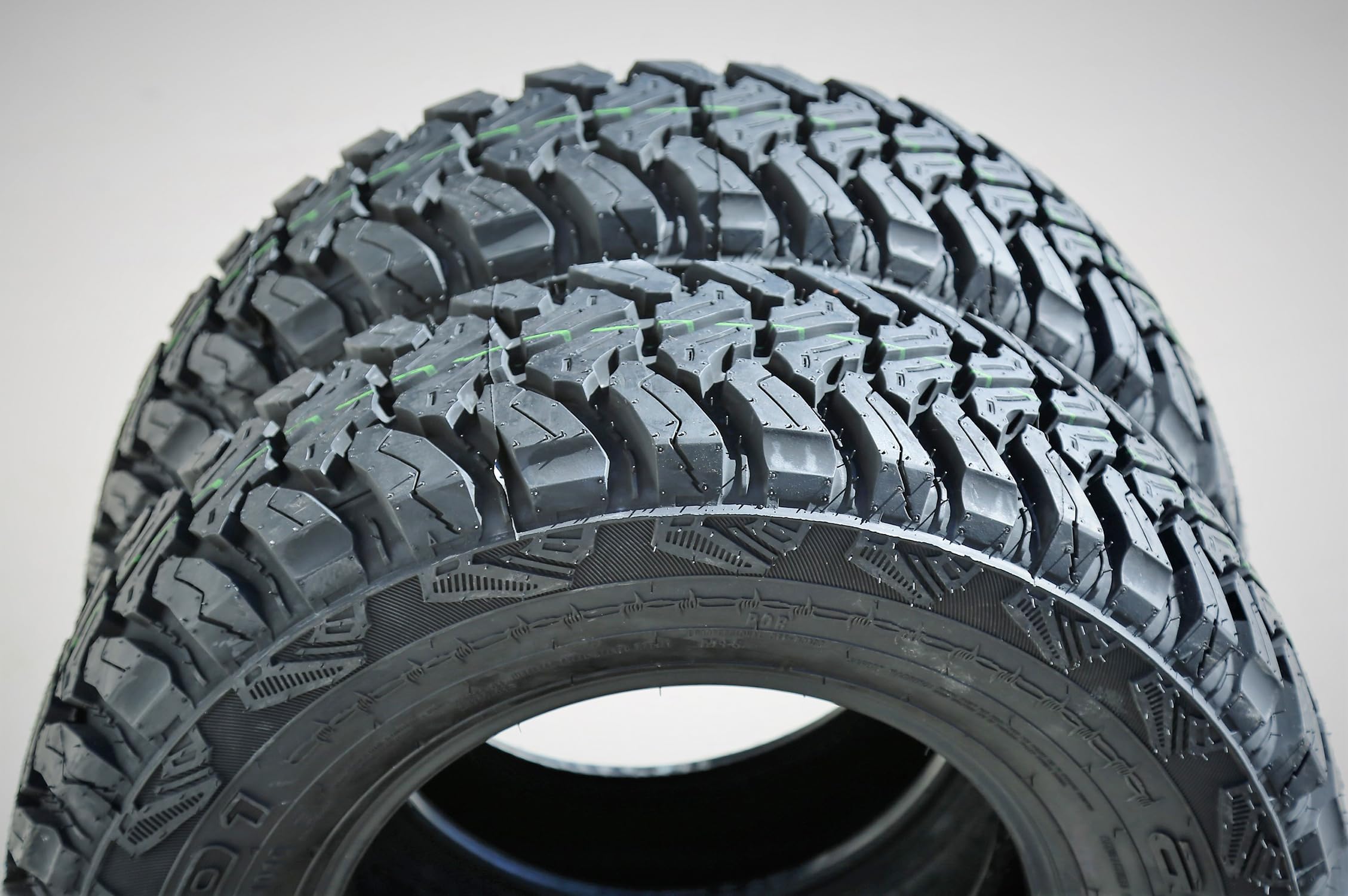 Accelera M/T-01 Mud Off-Road Light Truck Radial Tire-LT235/75R15 235/75/15 235/75-15 104/101Q Load Range C LRC 6-Ply BSW Black Side Wall