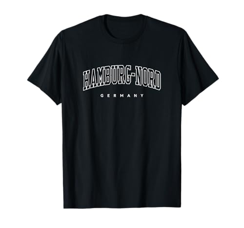 Hamburg-Nord Germany Trendy Varsity Athletic Style T-Shirt