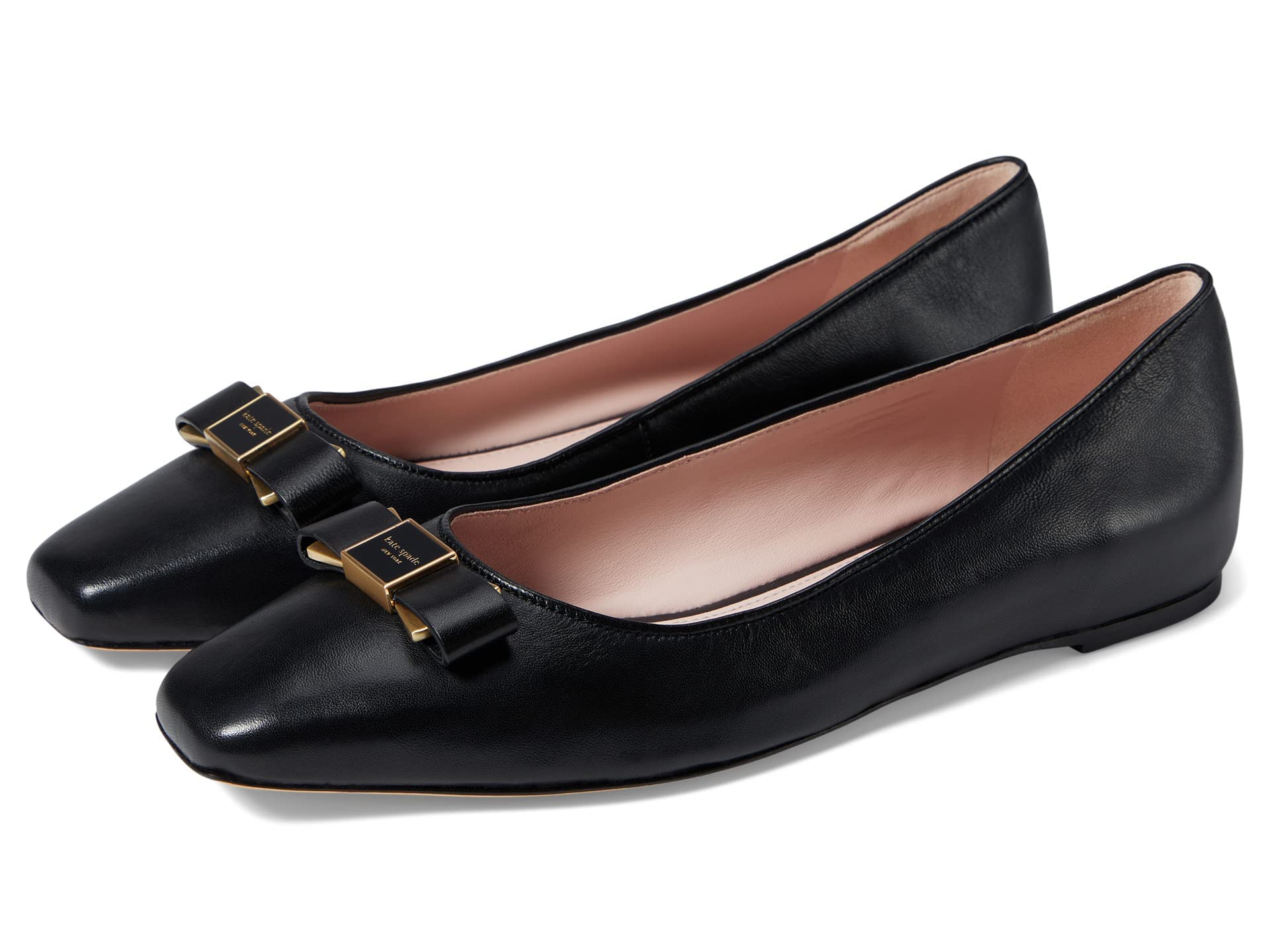 kate spade new york Women's Bowdie Ballet Flat, Black, 7.5