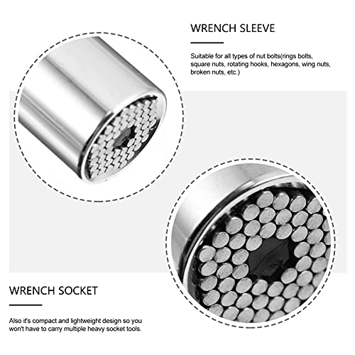 DOITOOL Men’s Gift Universal Socket Hex Axle Tool Axle Wheel Hub Axle Spindle Socket Adapter Power Drill Adapter Stocking Stuffer Treats