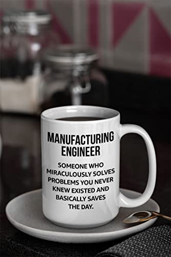 Funny Definition Mug, Manufacturing Engineer, Engineer Graduation, Engineering Graduates, Christmas, Sarcastic Mugs, Gag Gifts for Students Graduating from College University Mug 11oz 15oz