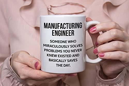 Funny Definition Mug, Manufacturing Engineer, Engineer Graduation, Engineering Graduates, Christmas, Sarcastic Mugs, Gag Gifts for Students Graduating from College University Mug 11oz 15oz