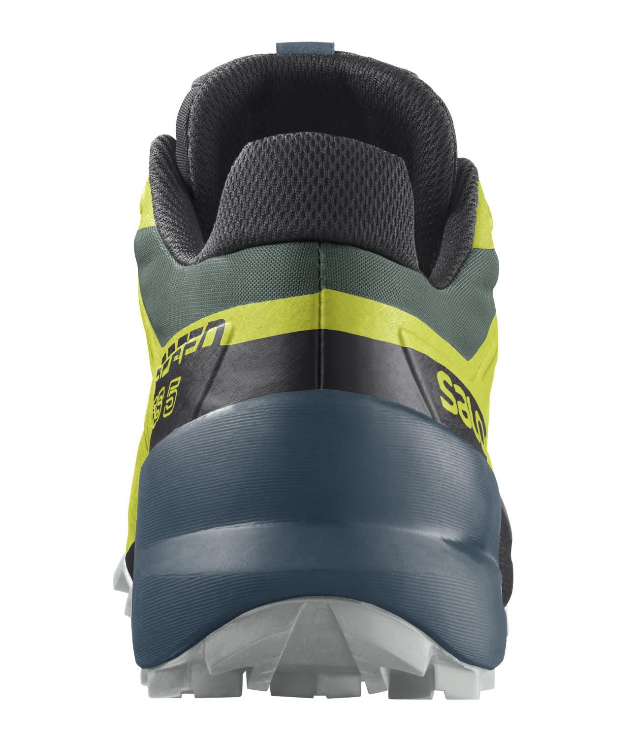Salomon Men's Speedcross 5 Trail Running Shoes for Men, Duck Green/Black/Evening Primrose, 10.5