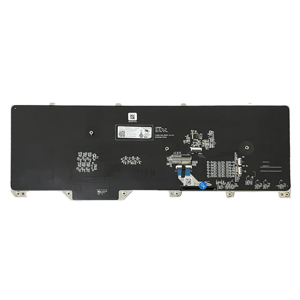 ZAHARA Keyboard with RGB Backlit for Dell Alienware 17 R5 Area 51M PK132F11A01 NSK-EYBBC US